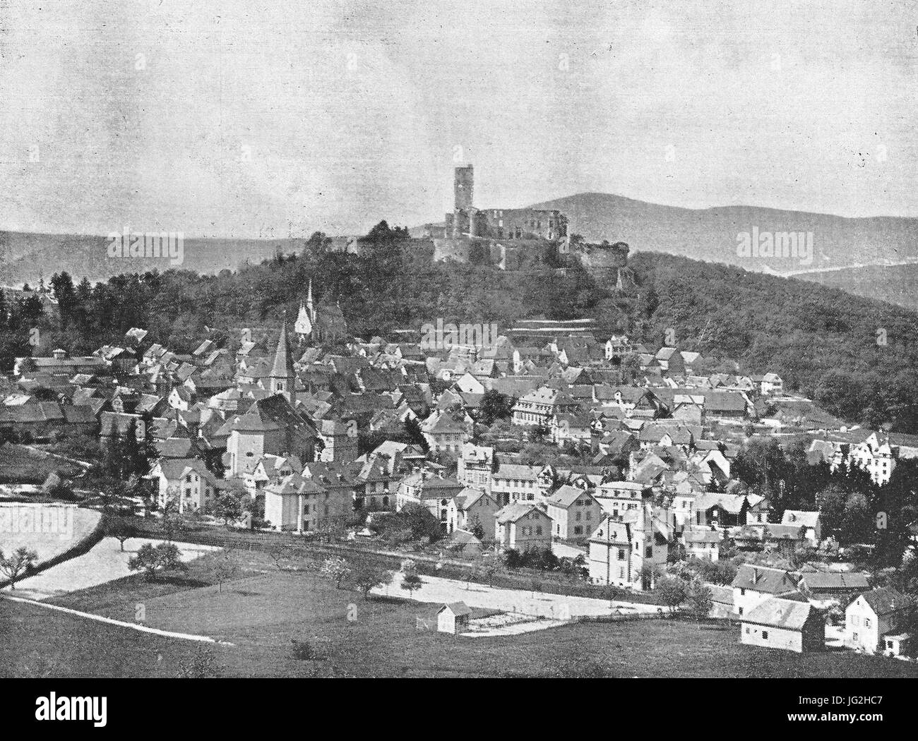 Fortress in saxon switzerland Black and White Stock Photos & Images - Alamy