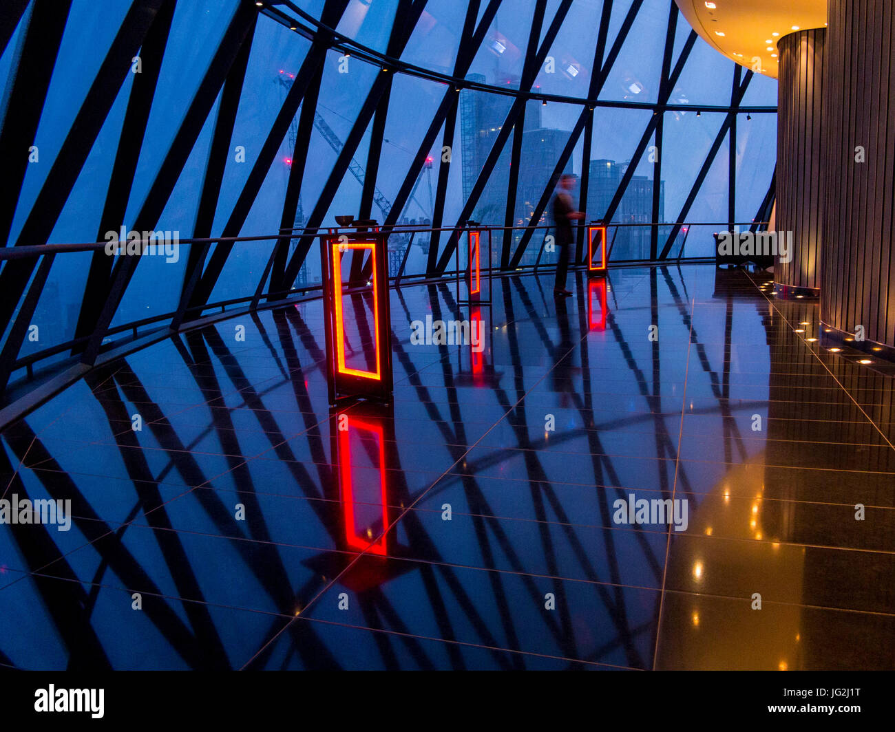Gherkin building interior hi-res stock photography and images - Alamy