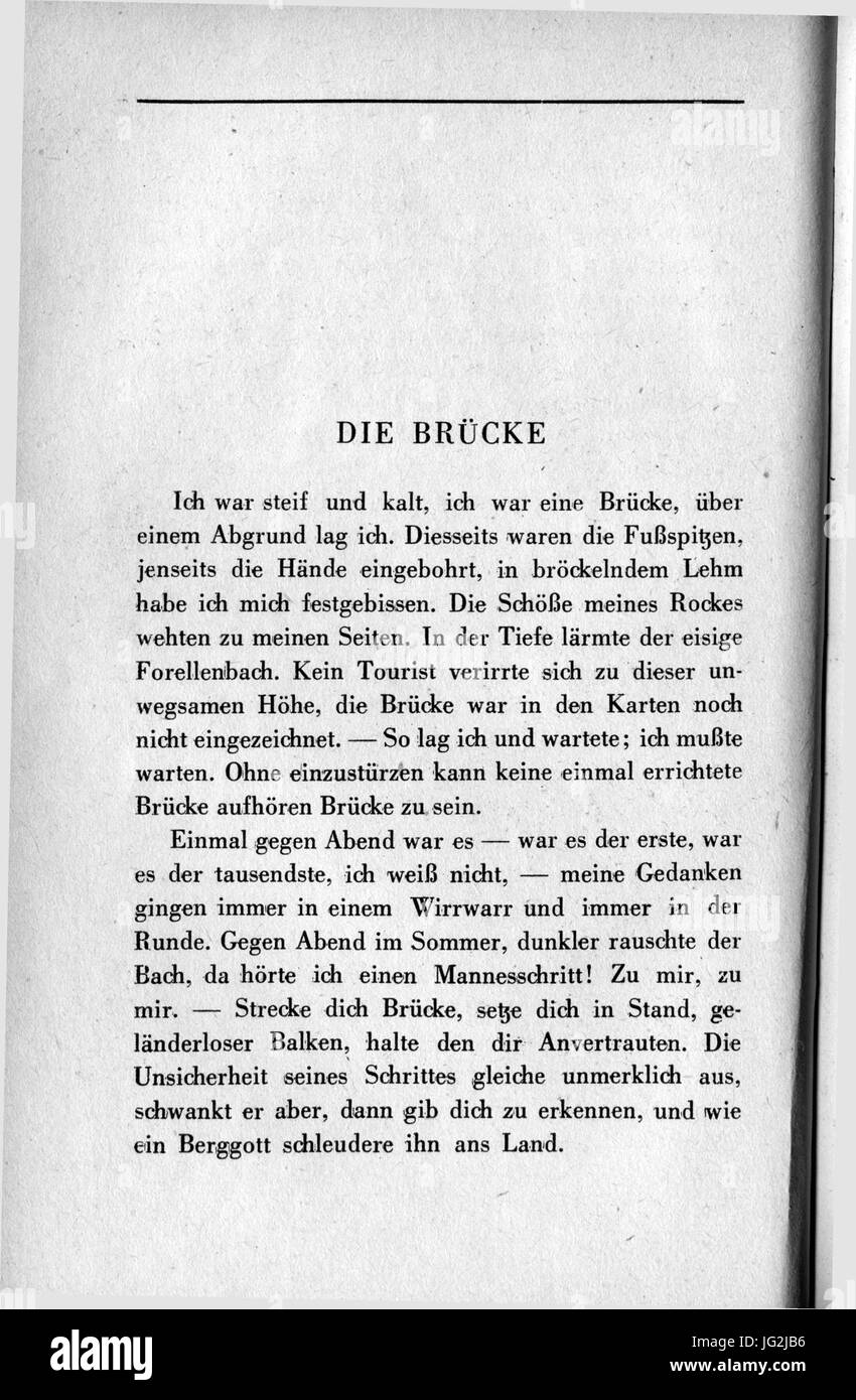 Die Brucke Kafka Interpretation