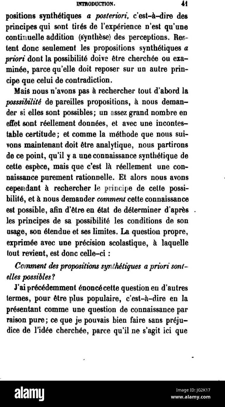 This reference points to a page from Immanuel Kant's 'Prologomena to ...