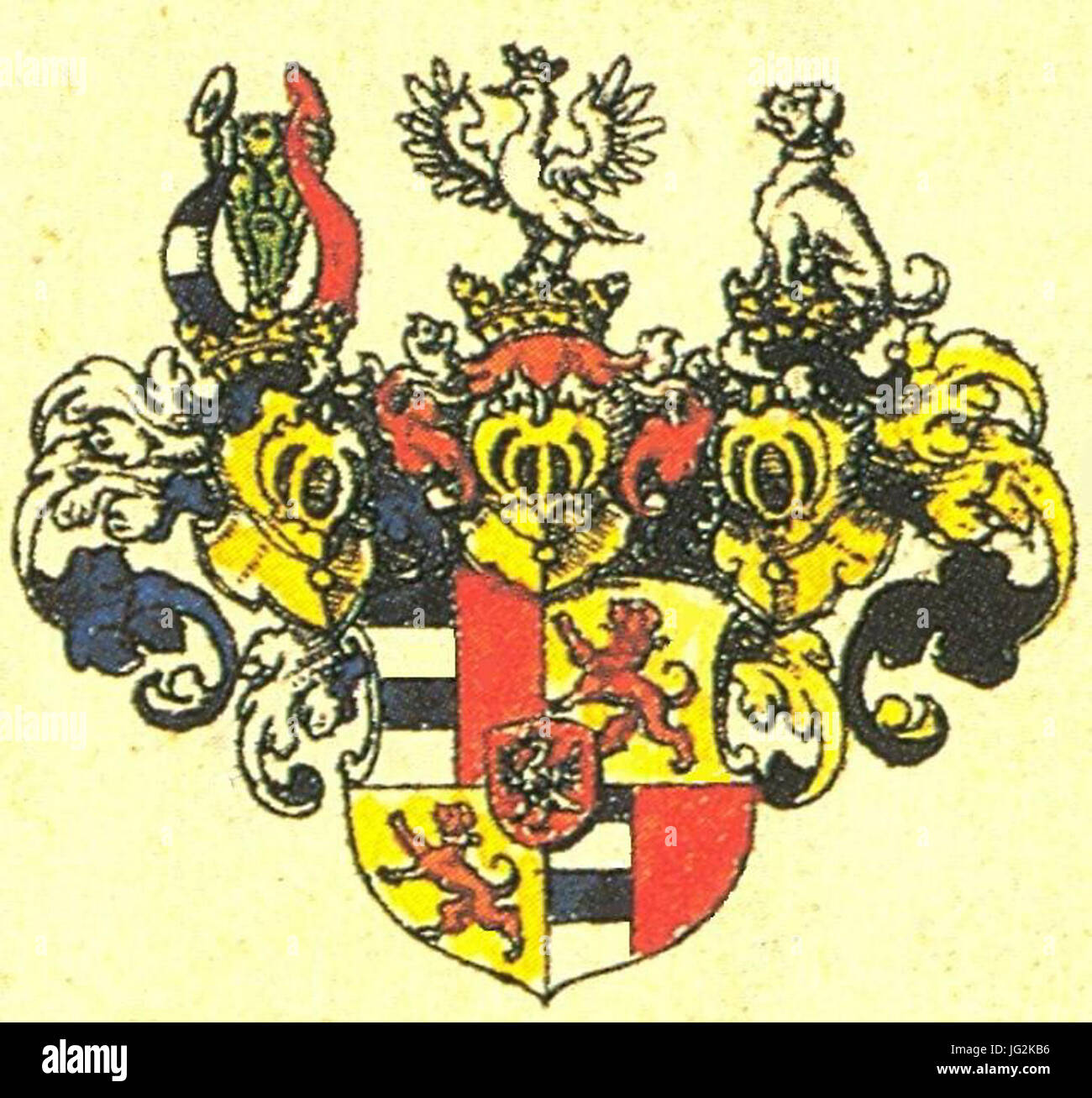 Großes Wappen Lamberg Stock Photo - Alamy