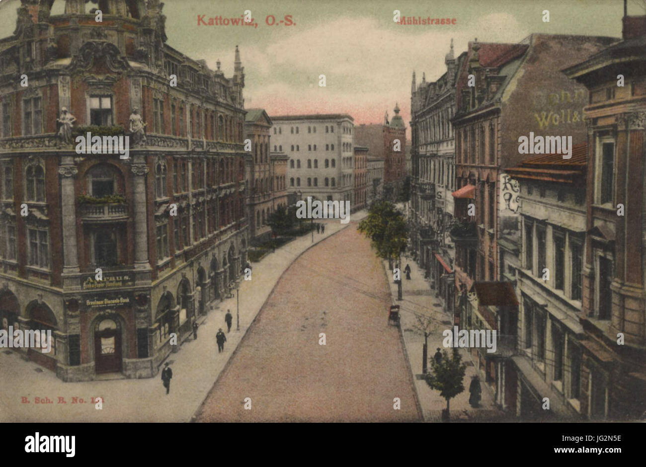 Old map of katowice hi-res stock photography and images - Alamy