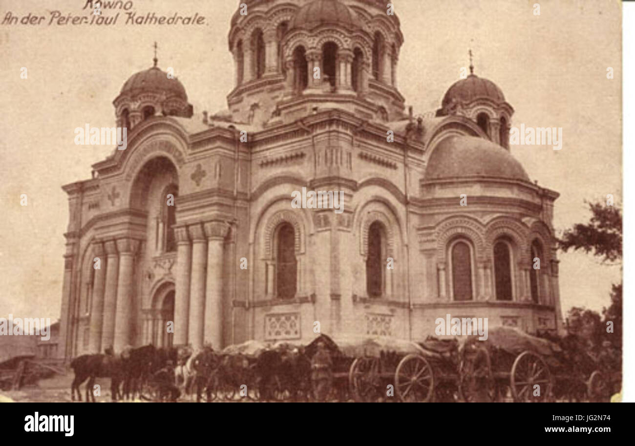 Kauno soboras.St. Michael the Archangel s Church.Kaunas Stock Photo - Alamy