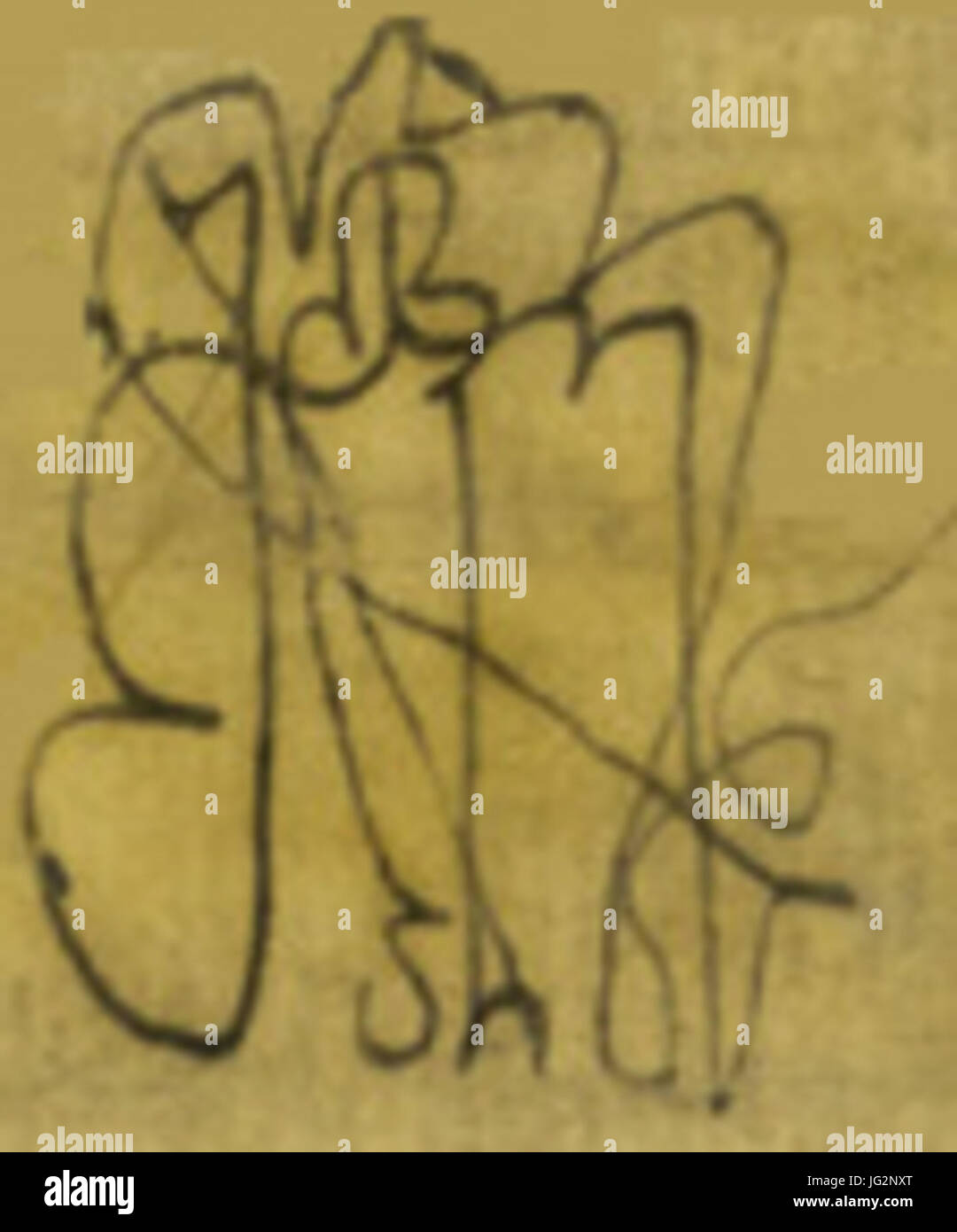 King Jesse s signature Stock Photo - Alamy