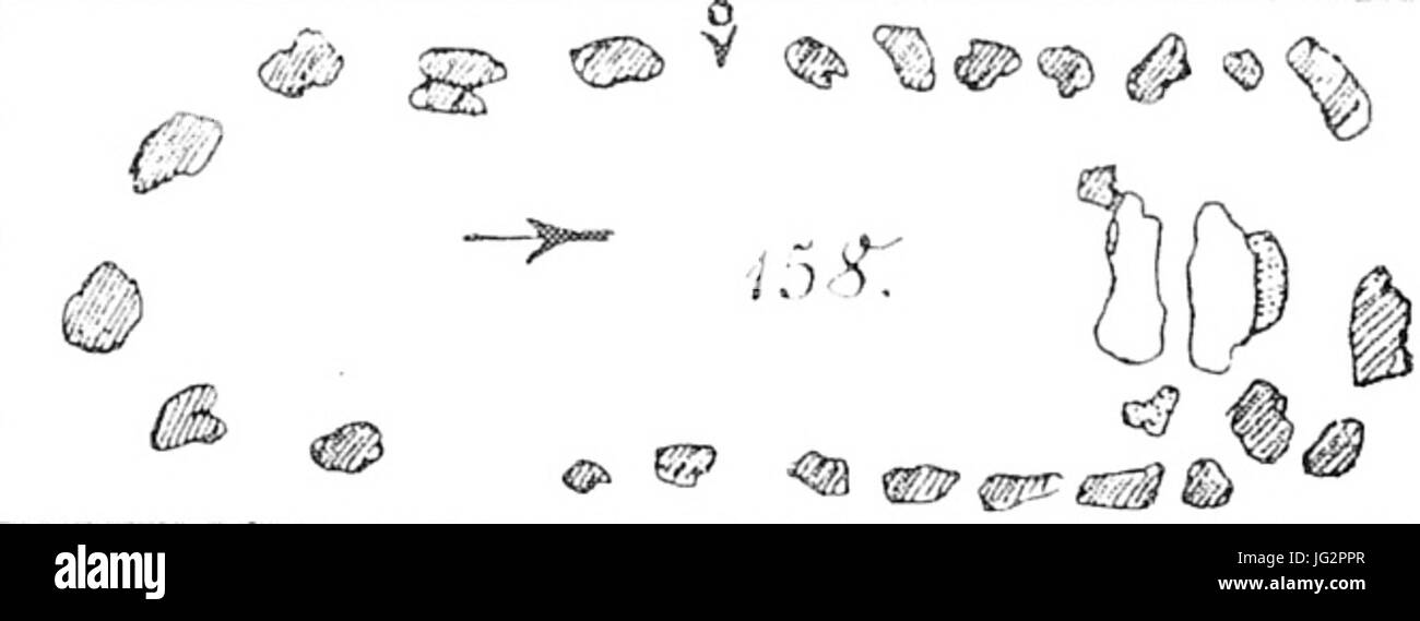 A plan of the Großenstein grave (Tangeln 6a), developed by Krause and ...