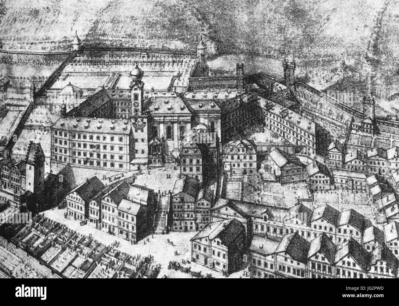Map of st walburg Black and White Stock Photos & Images - Alamy