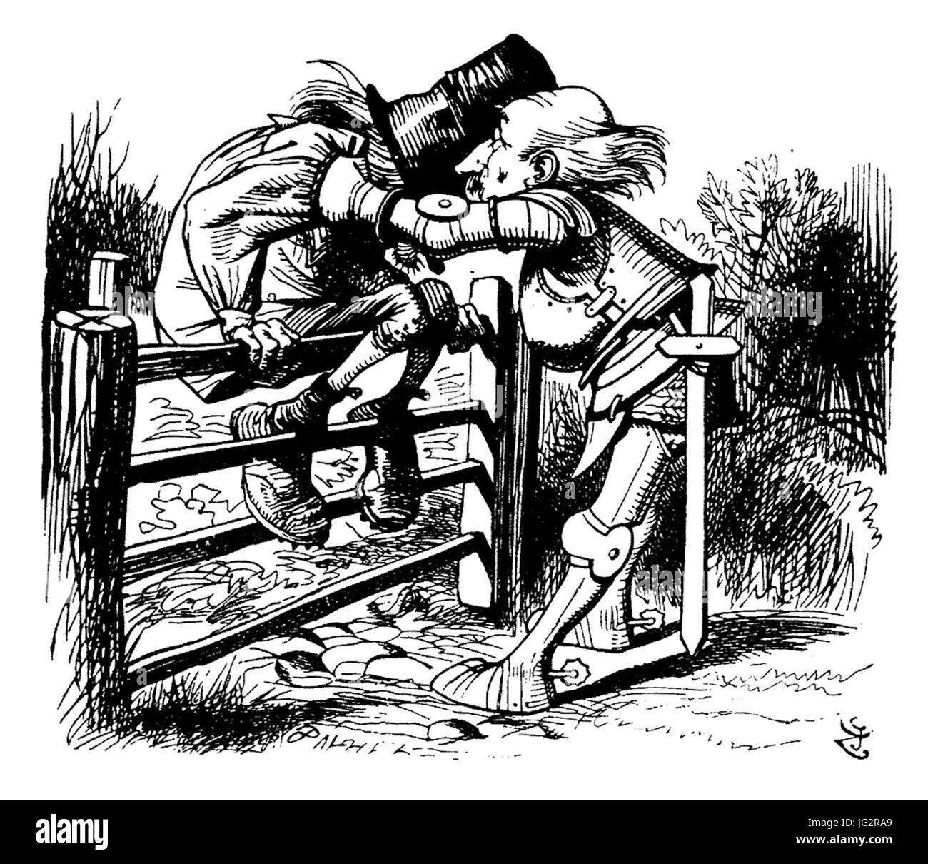 Knightly virtues Black and White Stock Photos & Images - Alamy