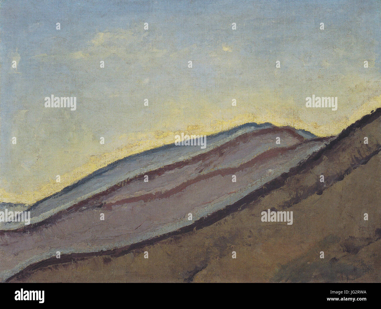 Kolo Moser - Berghänge - ca1913 Stock Photo - Alamy