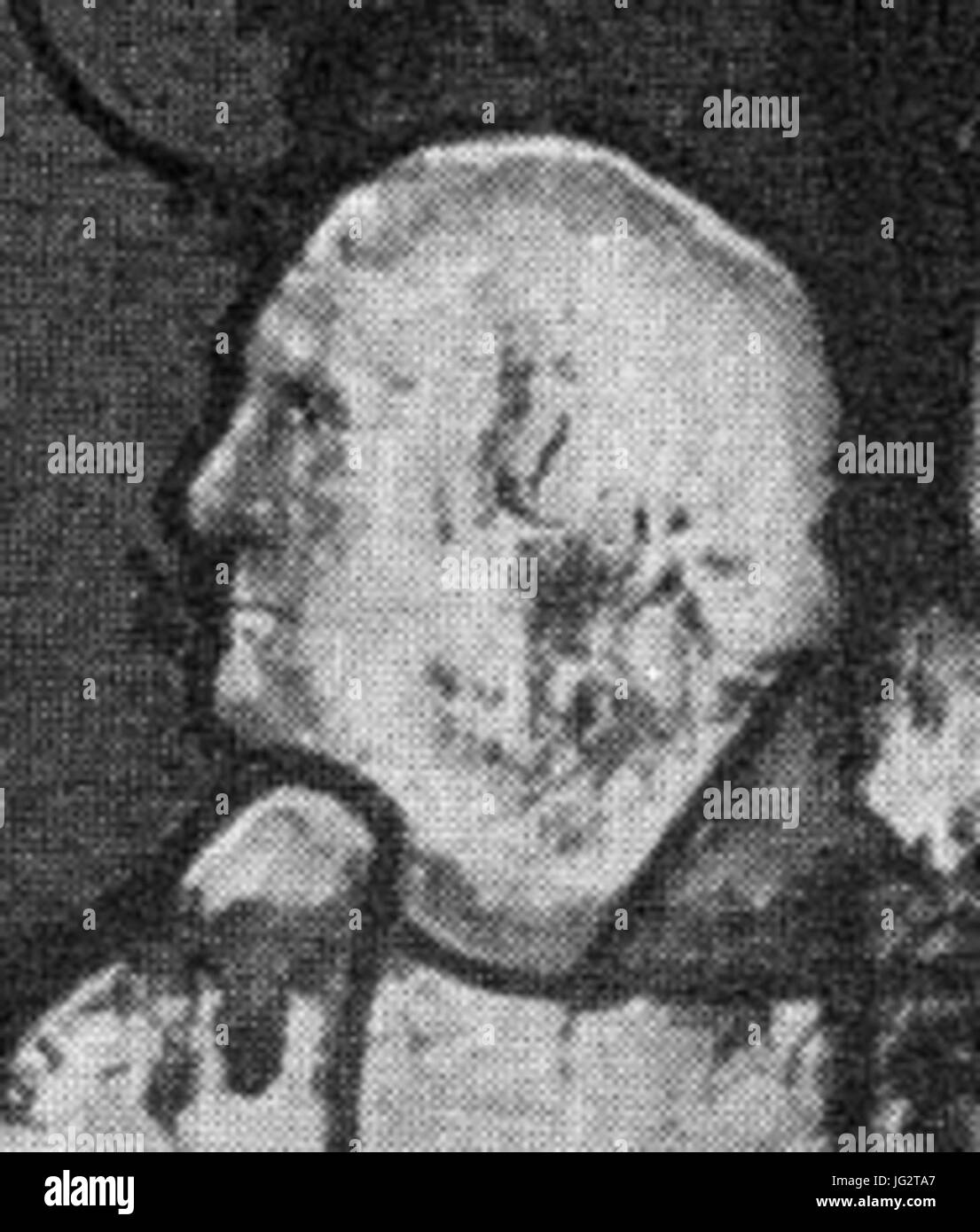 Konrad Stürzel Portrait Glasfenster Freiburg Original Stock Photo - Alamy