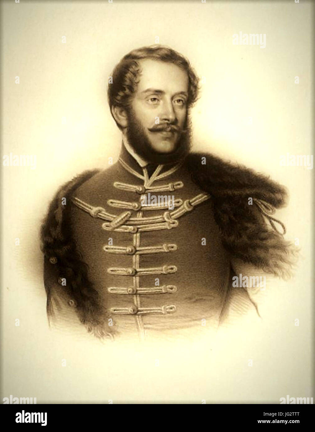 Kossuth Lajos portréja Stock Photo - Alamy