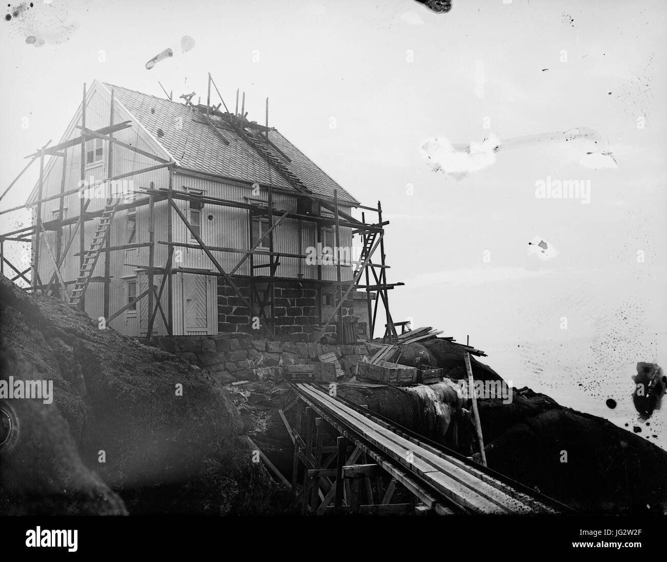 Lighthouse art space Black and White Stock Photos & Images - Alamy