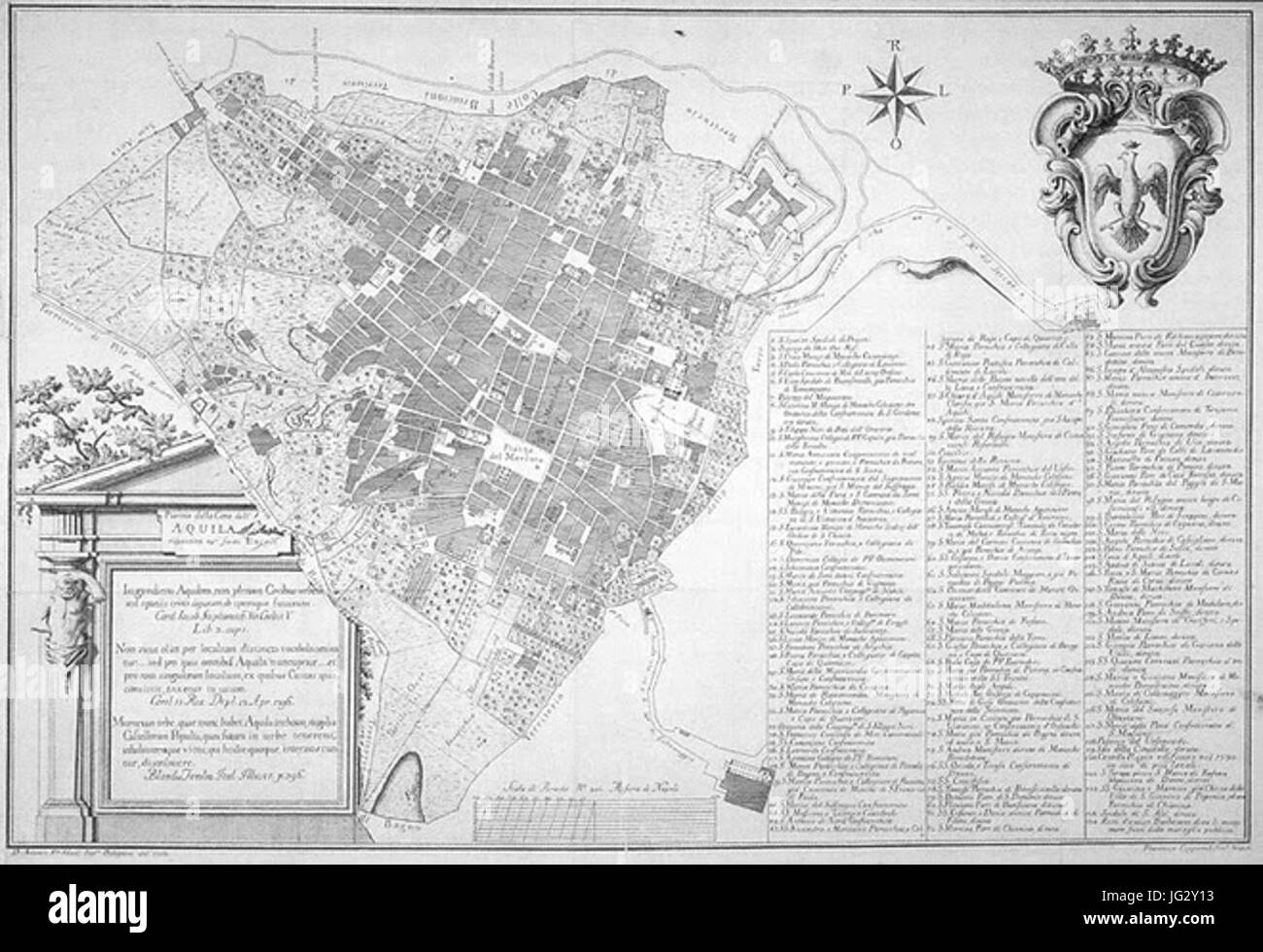 L aquila map hi-res stock photography and images - Alamy