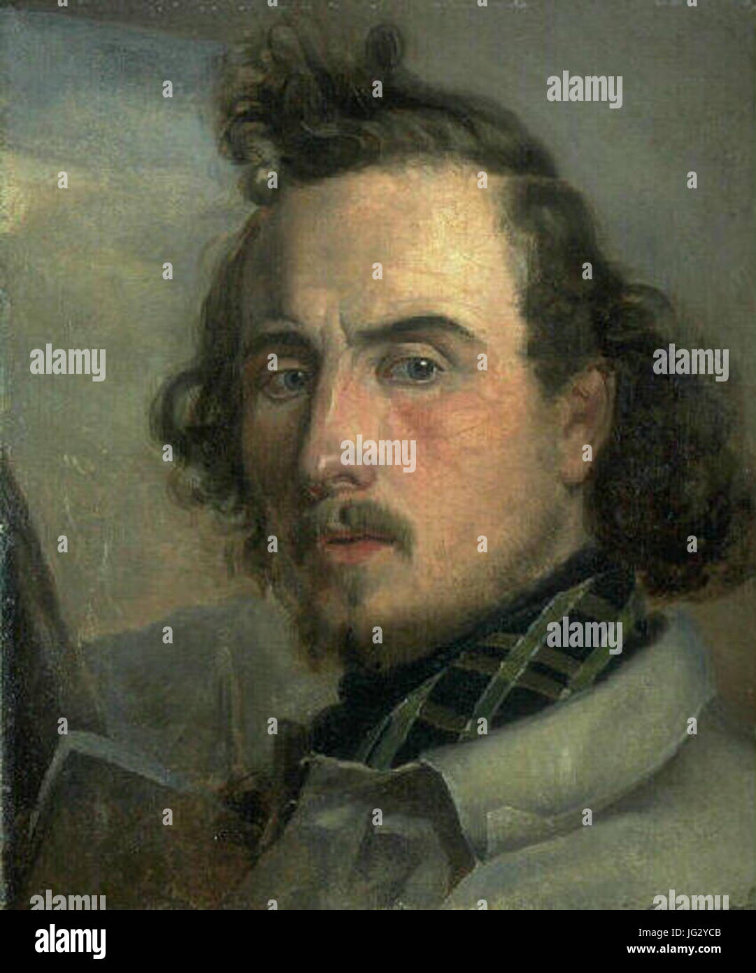 Léo Drouyn autoportrait 1839 Stock Photo - Alamy