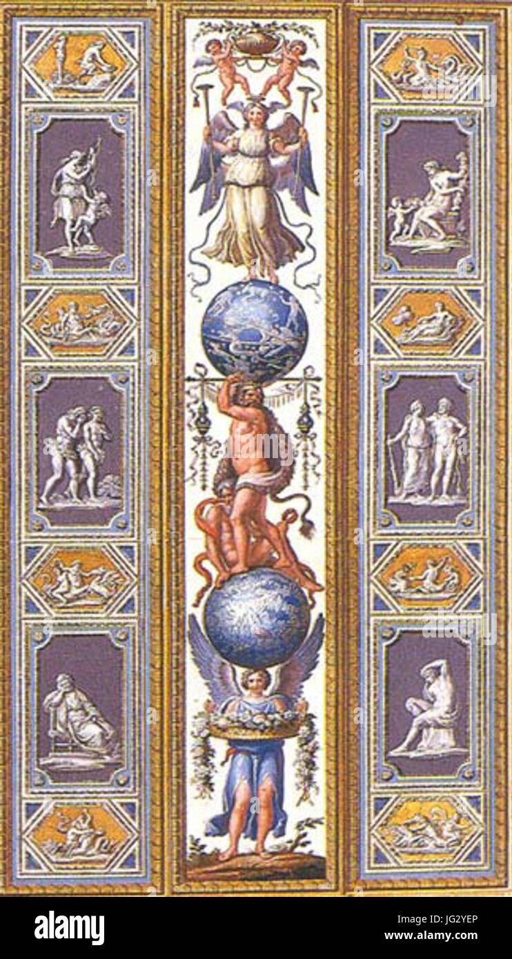 Giovanni Volpato - Detalhe da Loggia - década de 1750 Stock Photo - Alamy