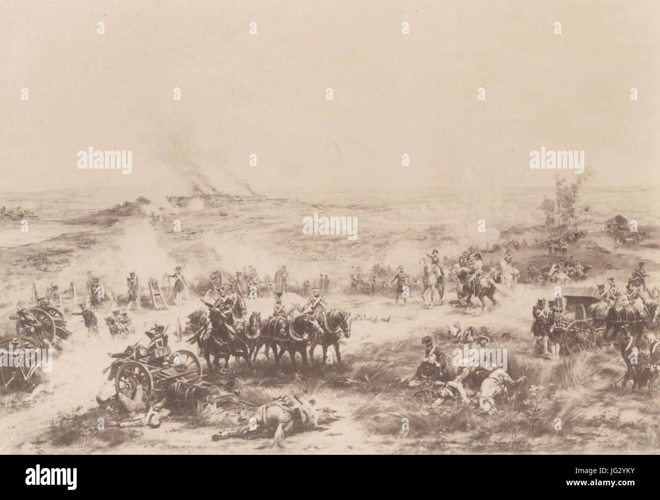 Léon du Paty - Bataille de Friedland, 14 juin 1807 Stock Photo - Alamy