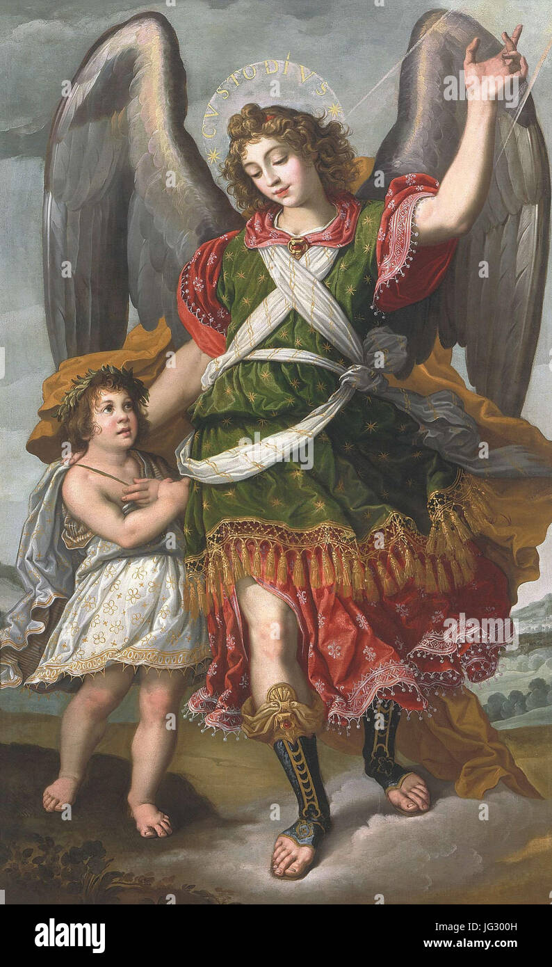 Guardian angel catholic hi-res stock photography and images - Alamy