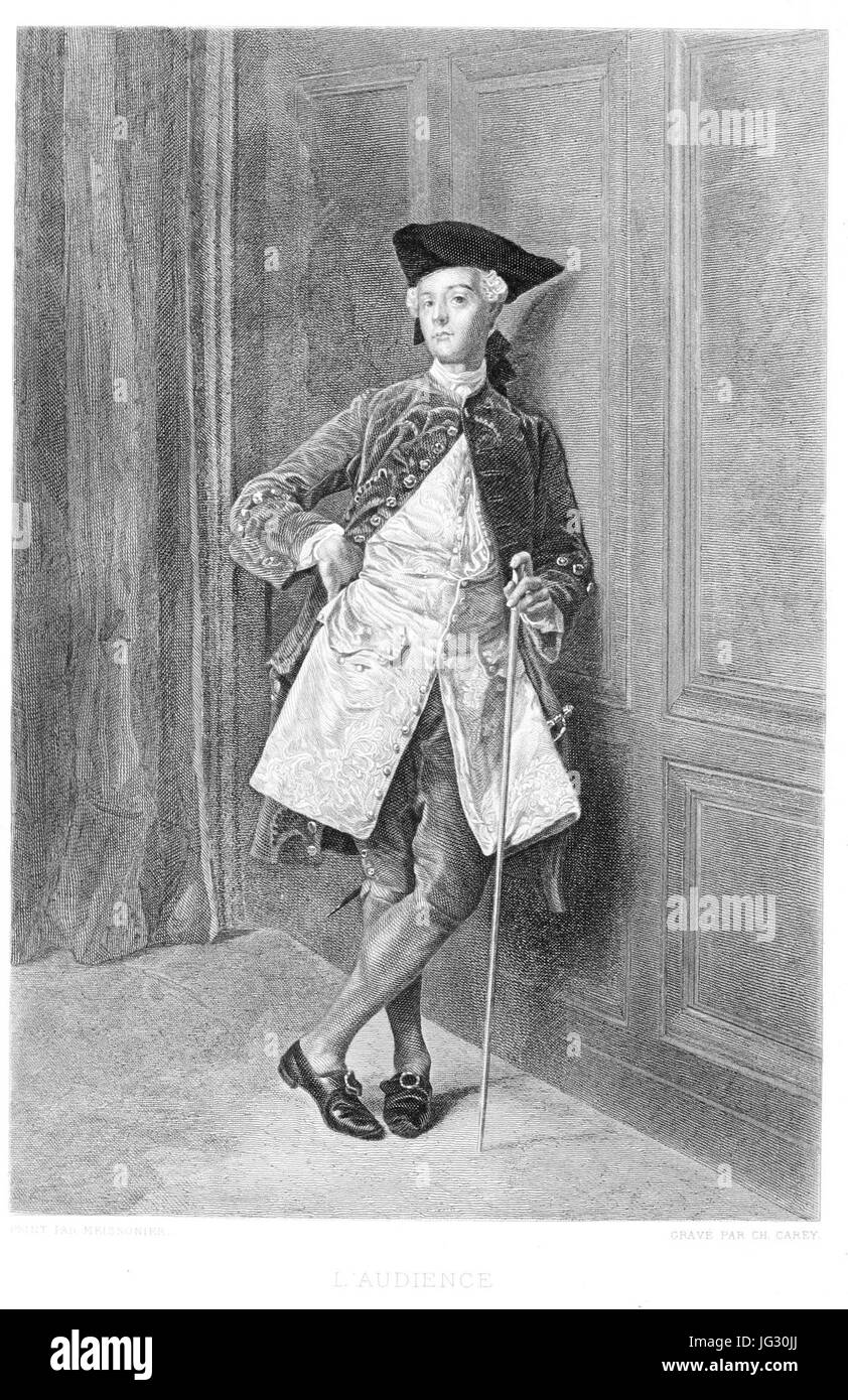 L Audience par Messonier Stock Photo - Alamy