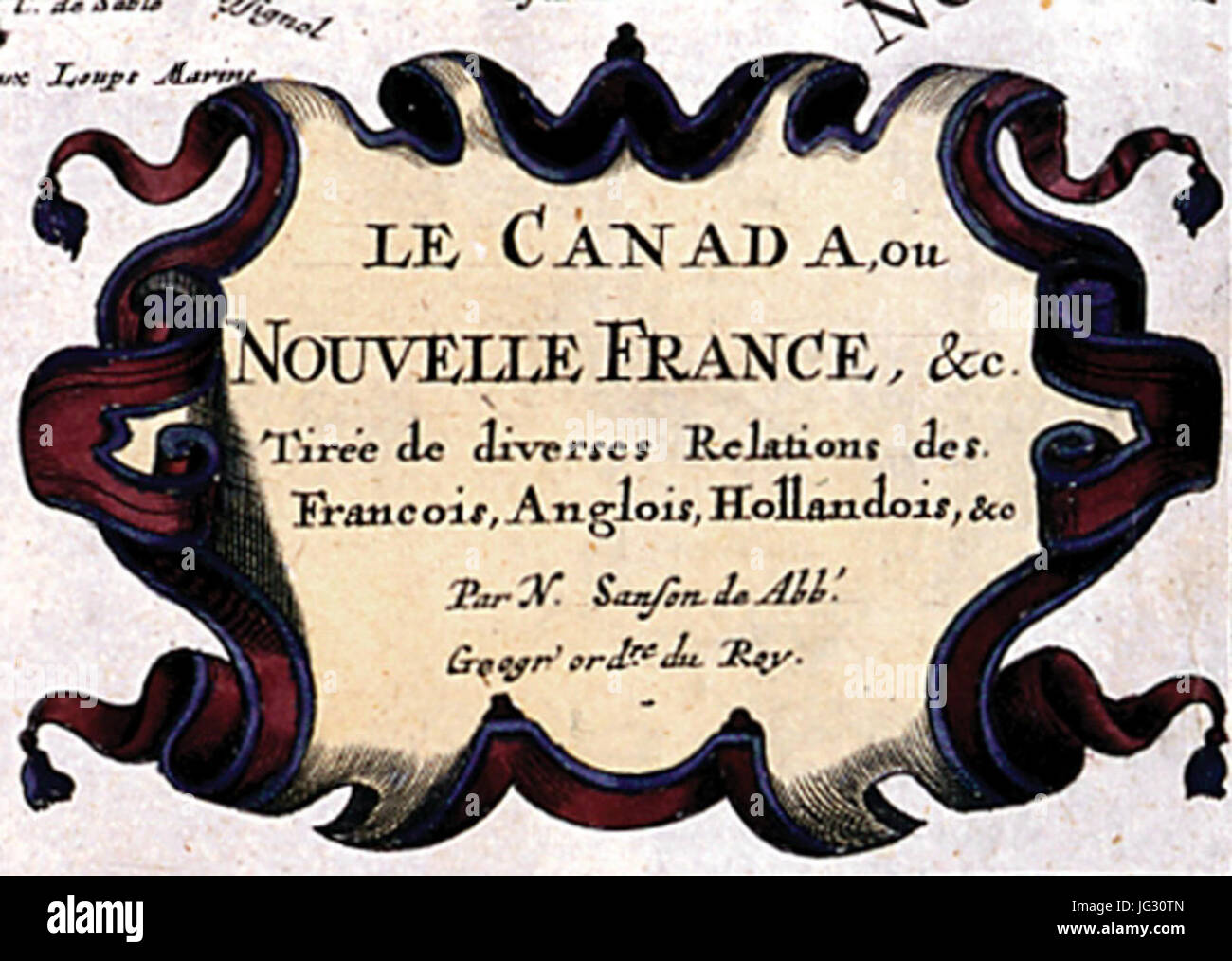 American colonies map canada hi-res stock photography and images - Alamy