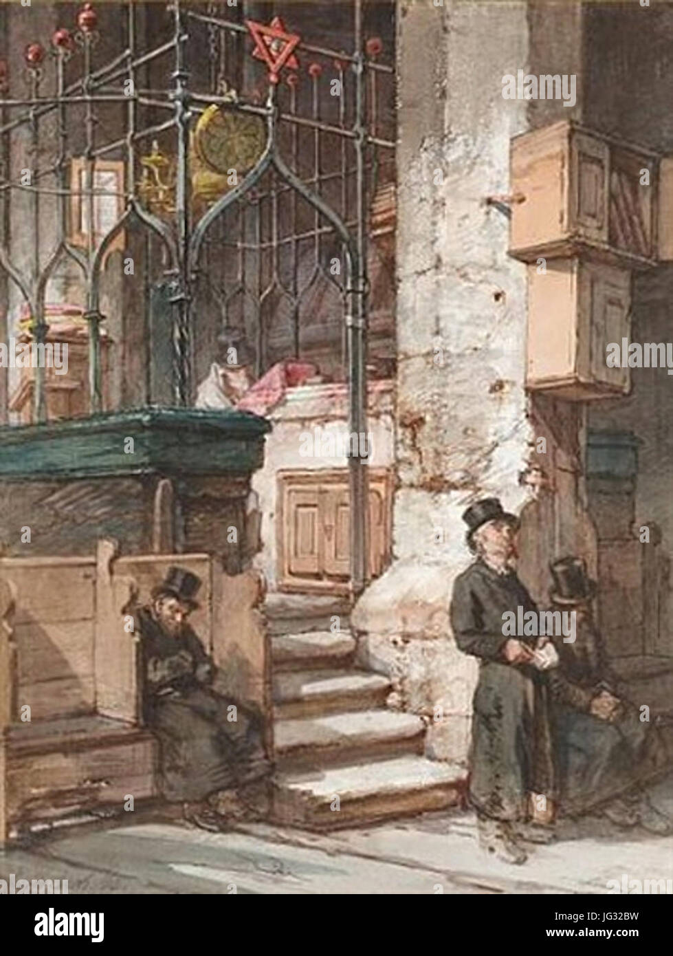 Guido Bach The interior of the Old-New Synagogue 28Altneuschulin29 ...