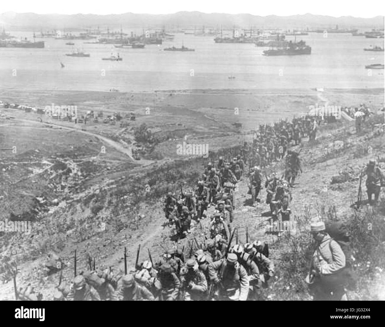 Gallipoli landing painting hi-res stock photography and images - Alamy