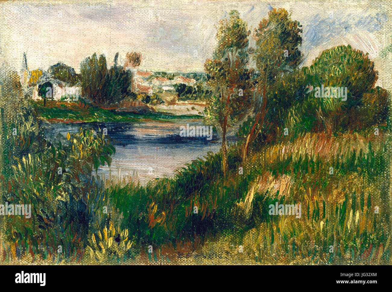 Landscape at vetheuil hi-res stock photography and images - Alamy