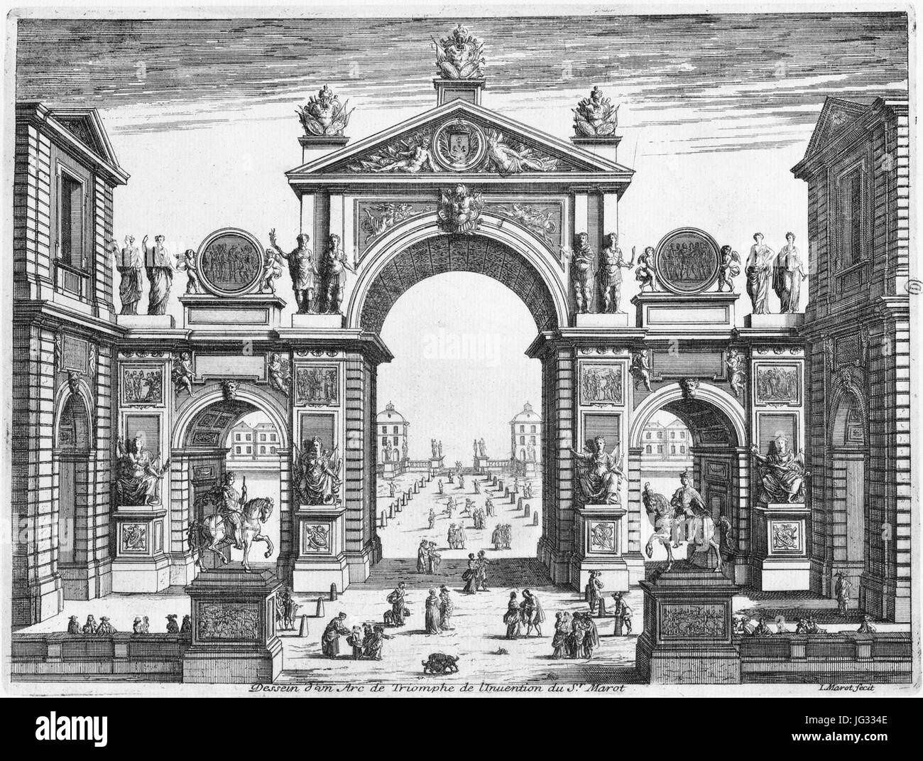 L'Architecture française (Marot) - Damiron 1967 ex117-008 Arc de ...