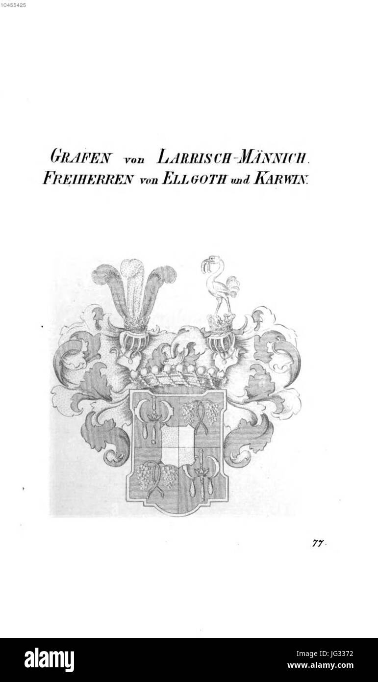 An artwork or document from the Larrisch Mönnich series, featuring a ...