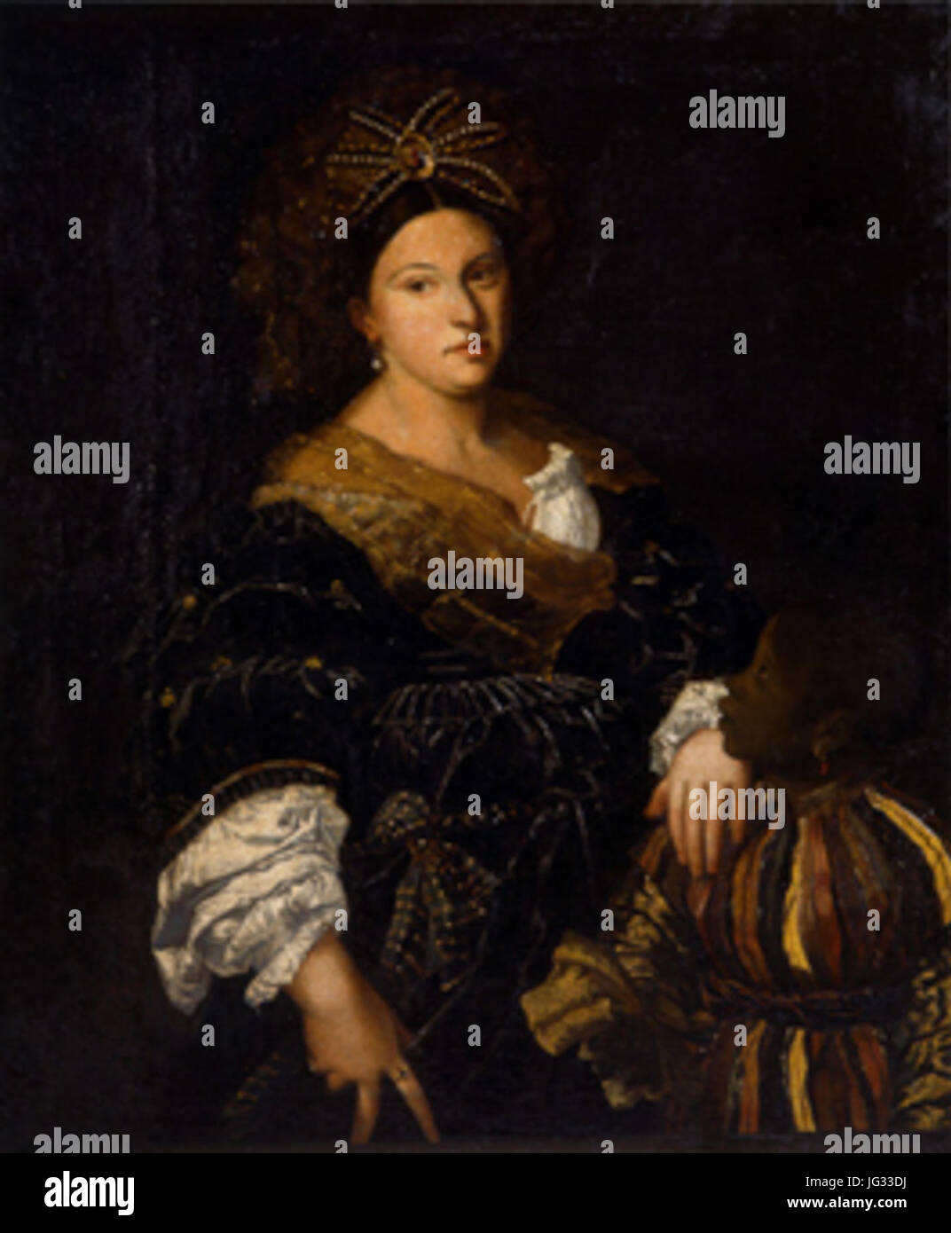Laura de Dianti pinacoteca ferrara Stock Photo - Alamy