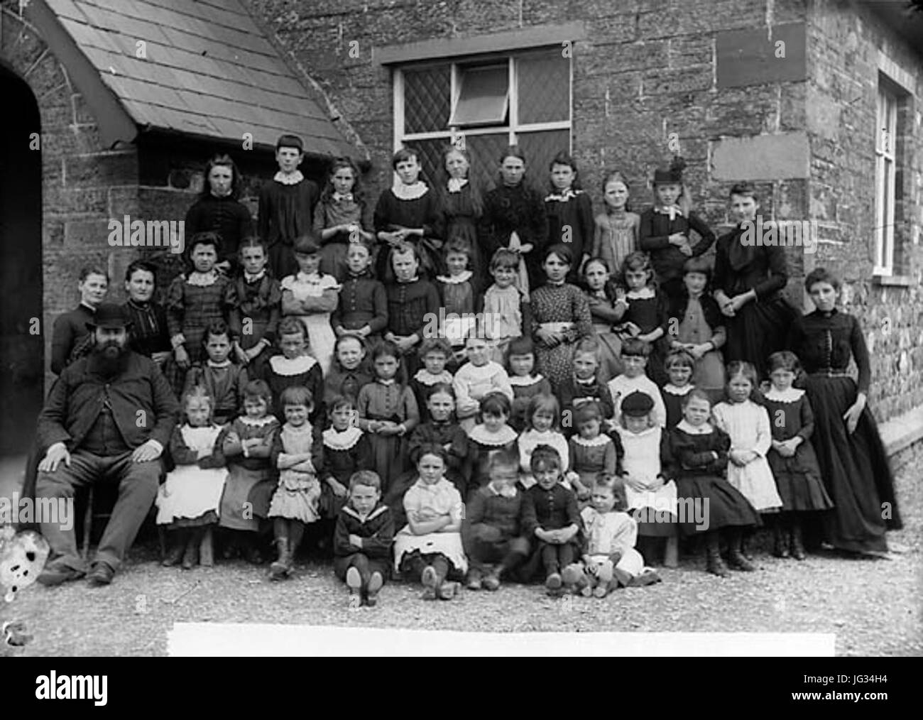 Girls Tywyn school NLW3363940 Stock Photo - Alamy