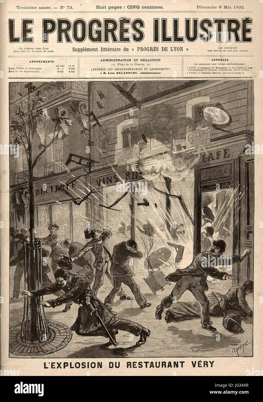 Cafe le progres hi-res stock photography and images - Alamy