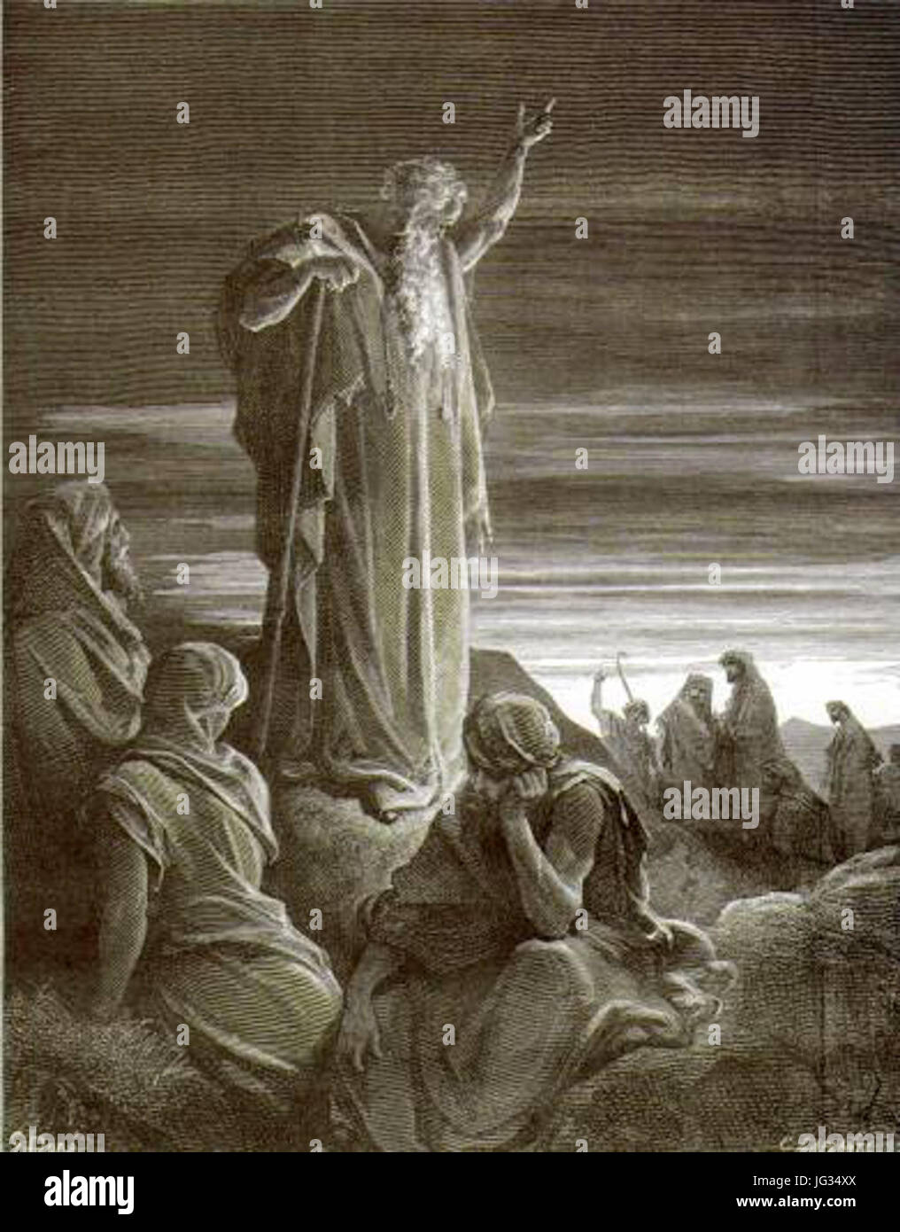 Le Prophète Ezechiel Stock Photo - Alamy