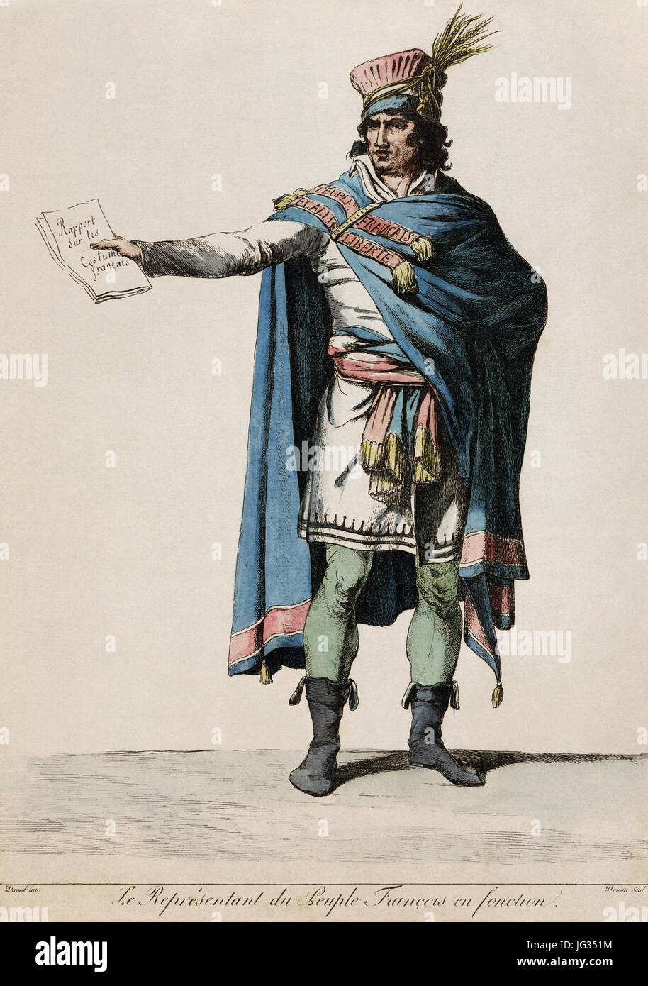 Le représentant du peuple François en fonction2 Stock Photo - Alamy