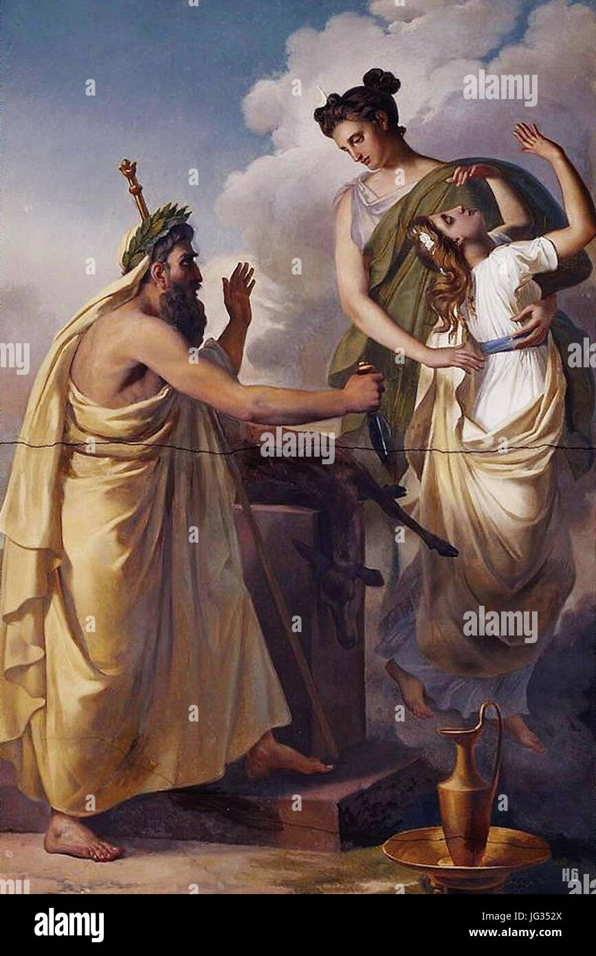Le Sacrifice d'Iphigénie Stock Photo - Alamy