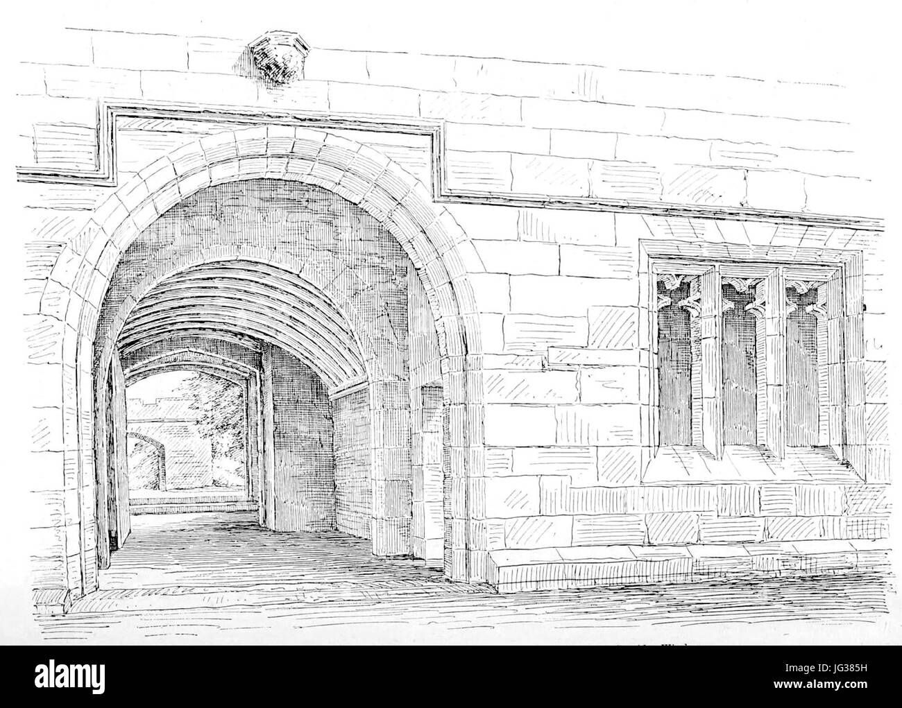 Linlithgow Palace Haupteingang 02 Stock Photo - Alamy