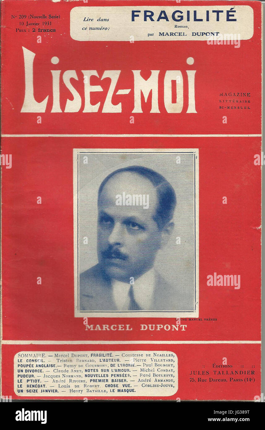 Lisez-moi N° 209 Stock Photo - Alamy