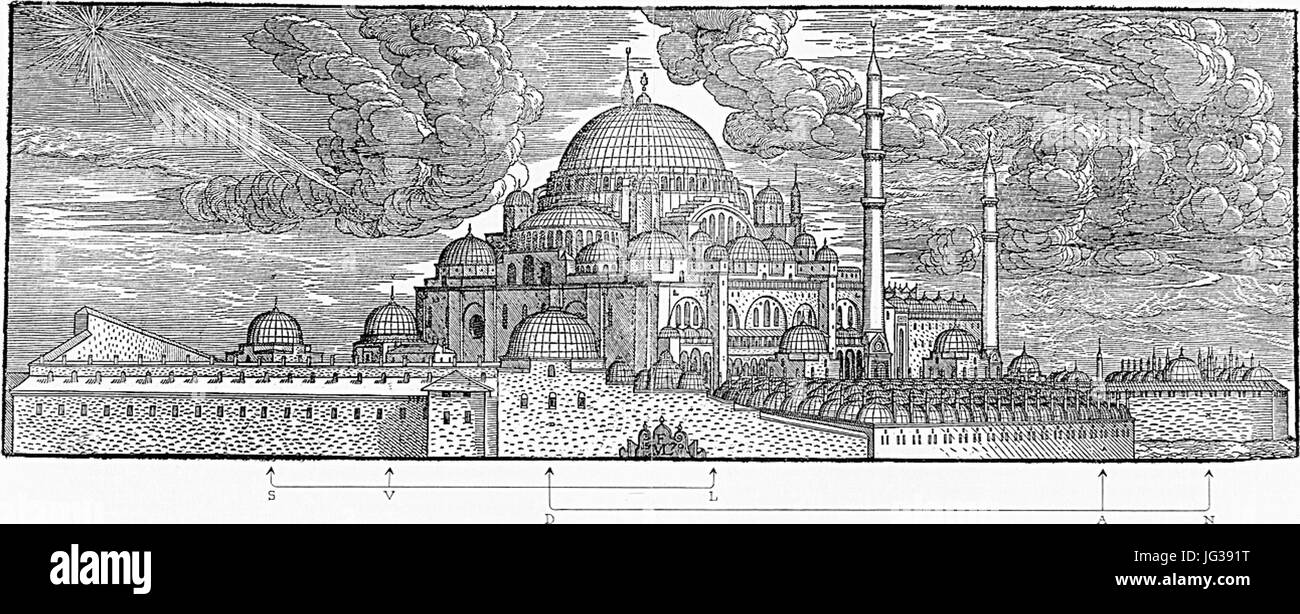 Ottoman mosque painting Black and White Stock Photos & Images - Alamy