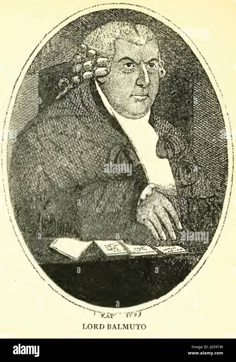 Lord Balmuto by John Kay 1799 28429 Stock Photo - Alamy