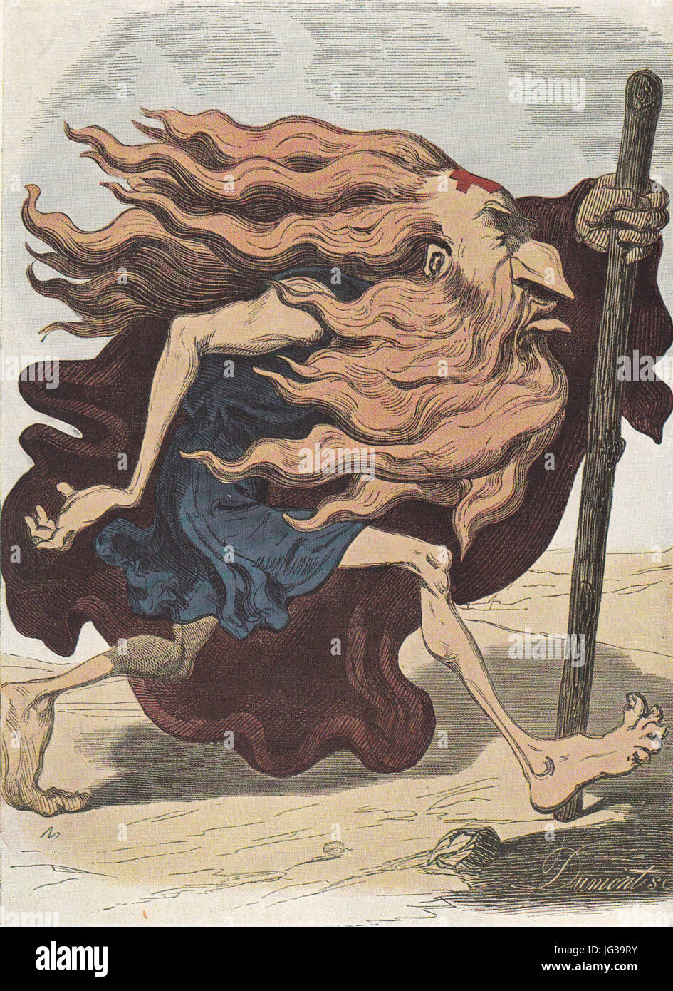 Gustave Doré's The Wandering Jew Stock Photo - Alamy