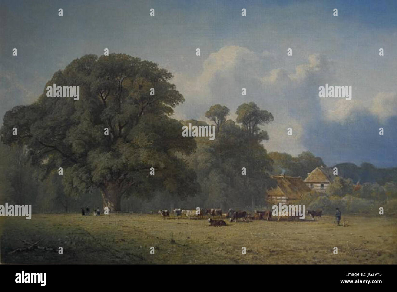 This image captures a historical scene from 'Gut Wellingsbüttel ...