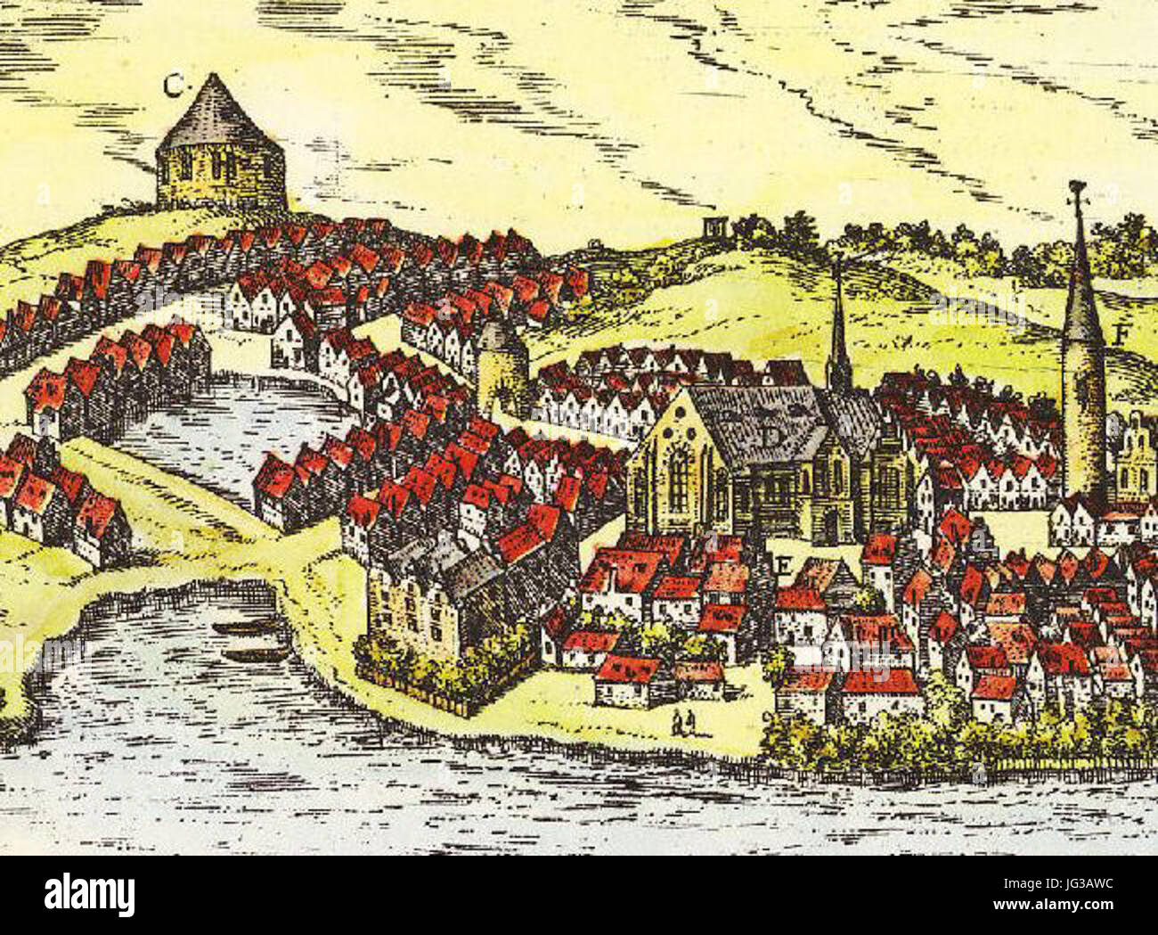 Høje Port Slesvig Stock Photo - Alamy