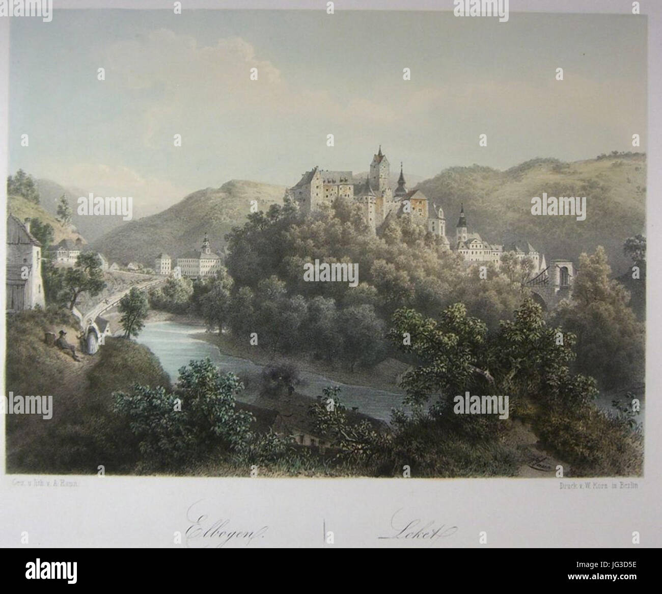 Map of elbogen hi-res stock photography and images - Alamy