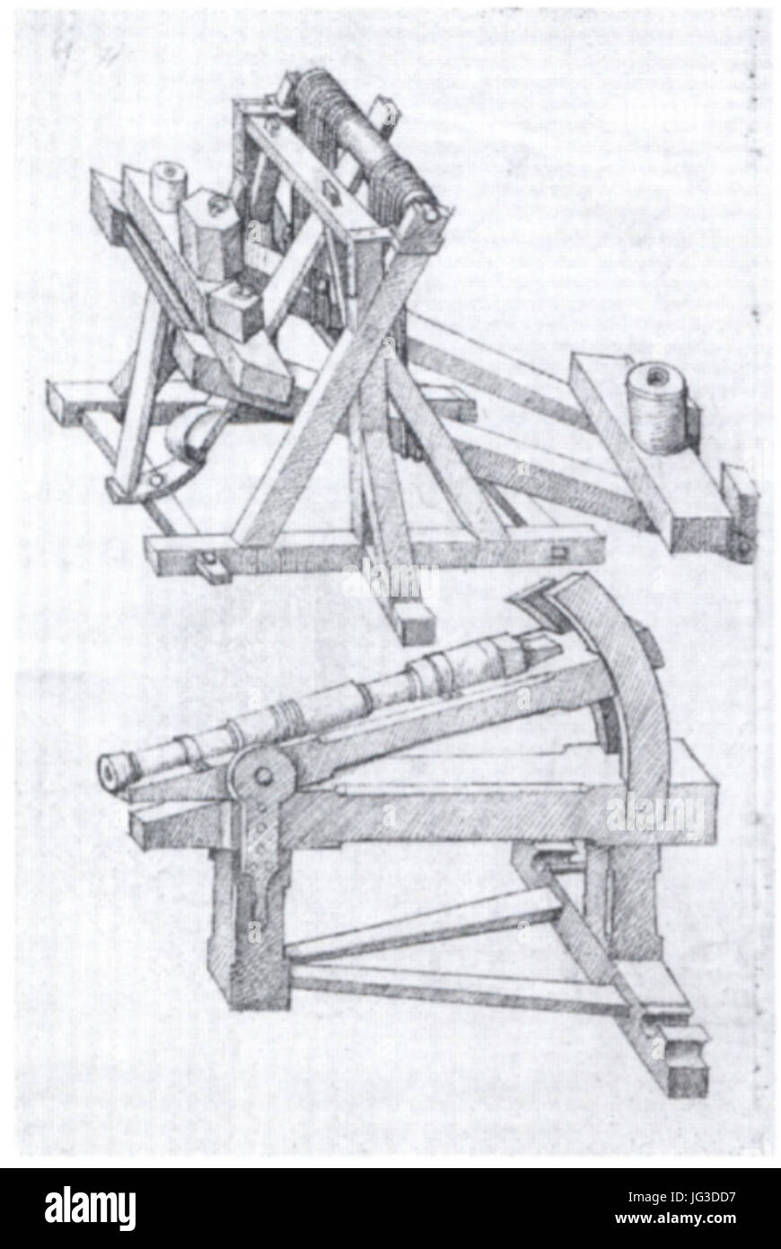 Catapult medieval manuscript hi-res stock photography and images - Alamy