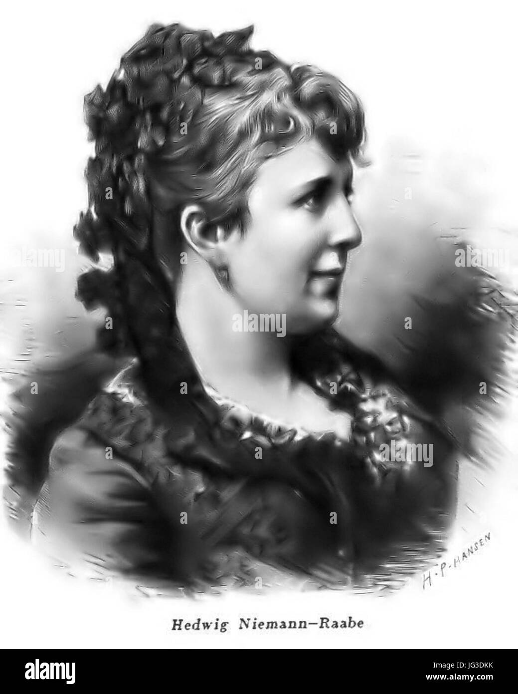 Hedwig Niemann-Raabe by H.P. Hansen Stock Photo - Alamy