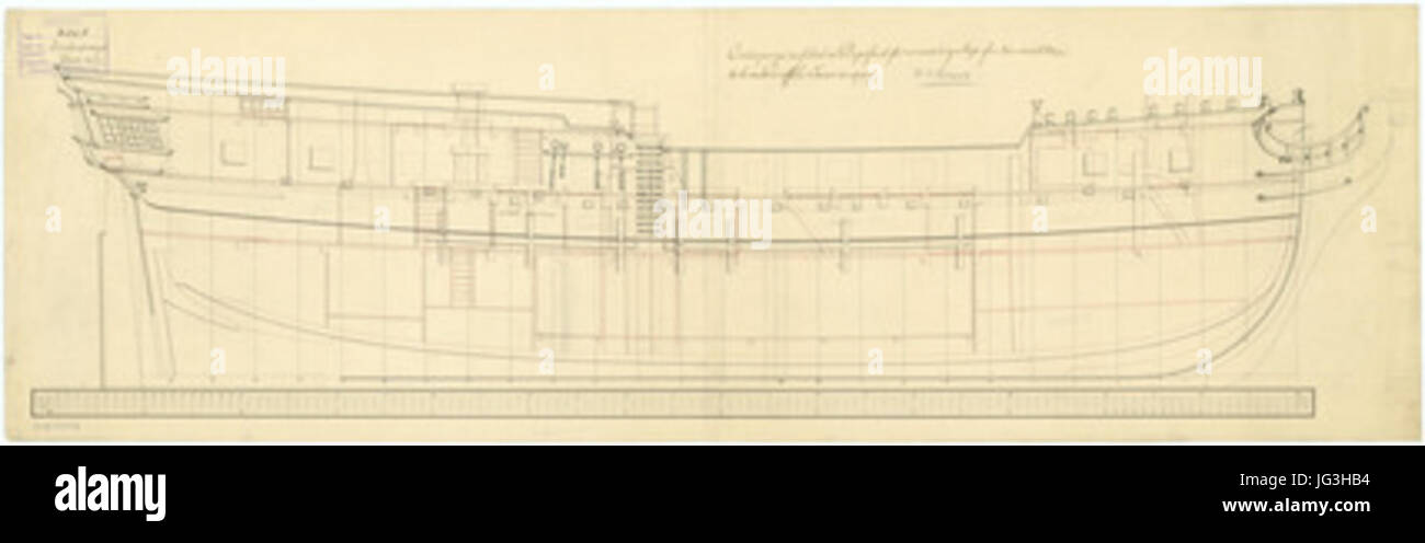 HMS Enterprise 28177429 profile Stock Photo - Alamy