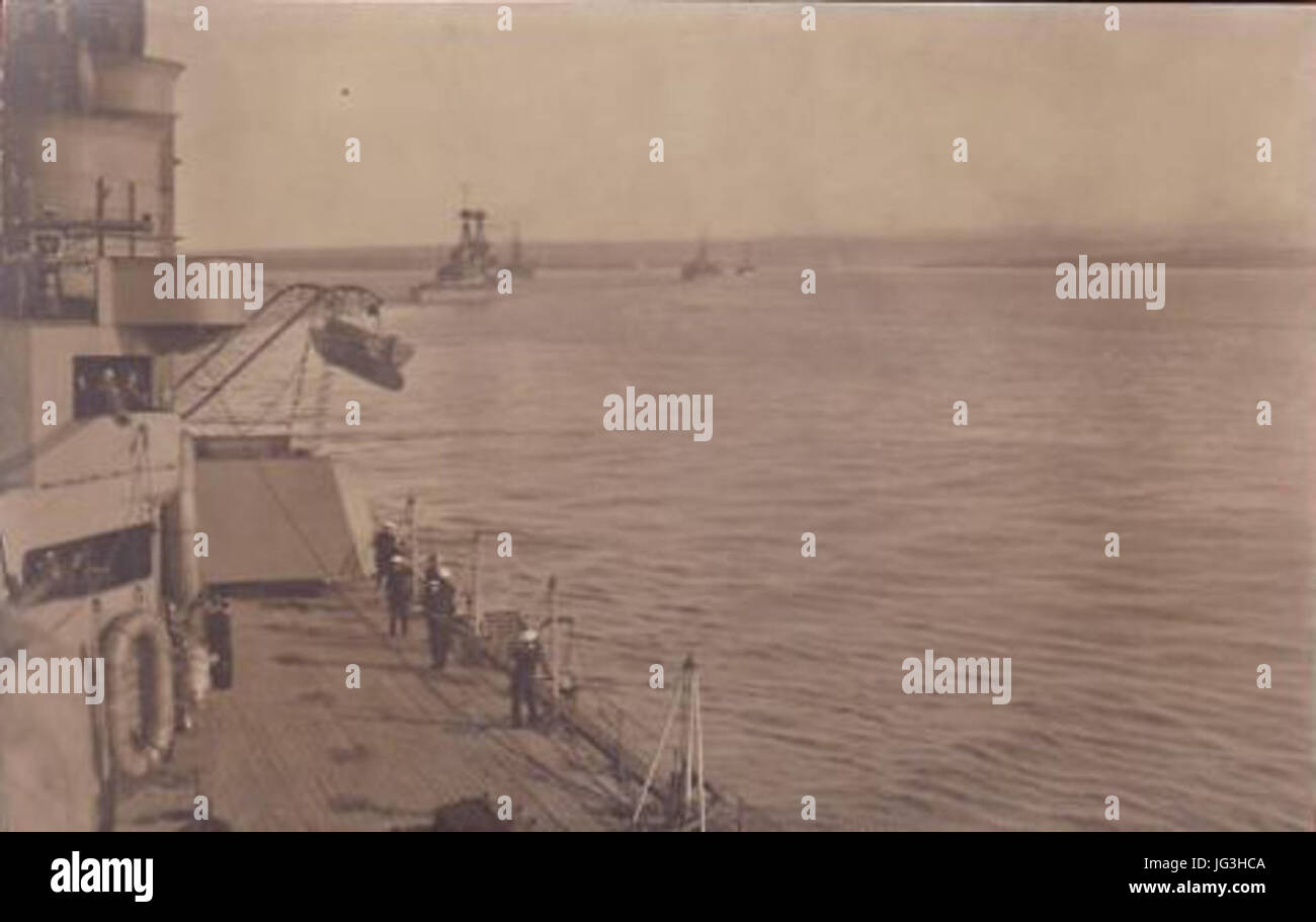 HMS SUPERB 26 ALLIED SHIPS ENTERING SEBASTOPOL in 1918 Stock Photo - Alamy