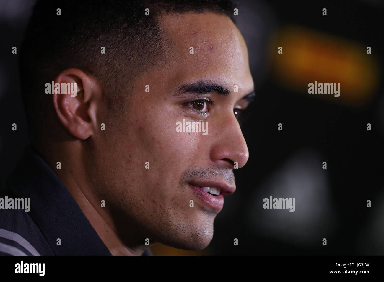New Zealand's Aaron Smith during a press conference at the Heritage ...