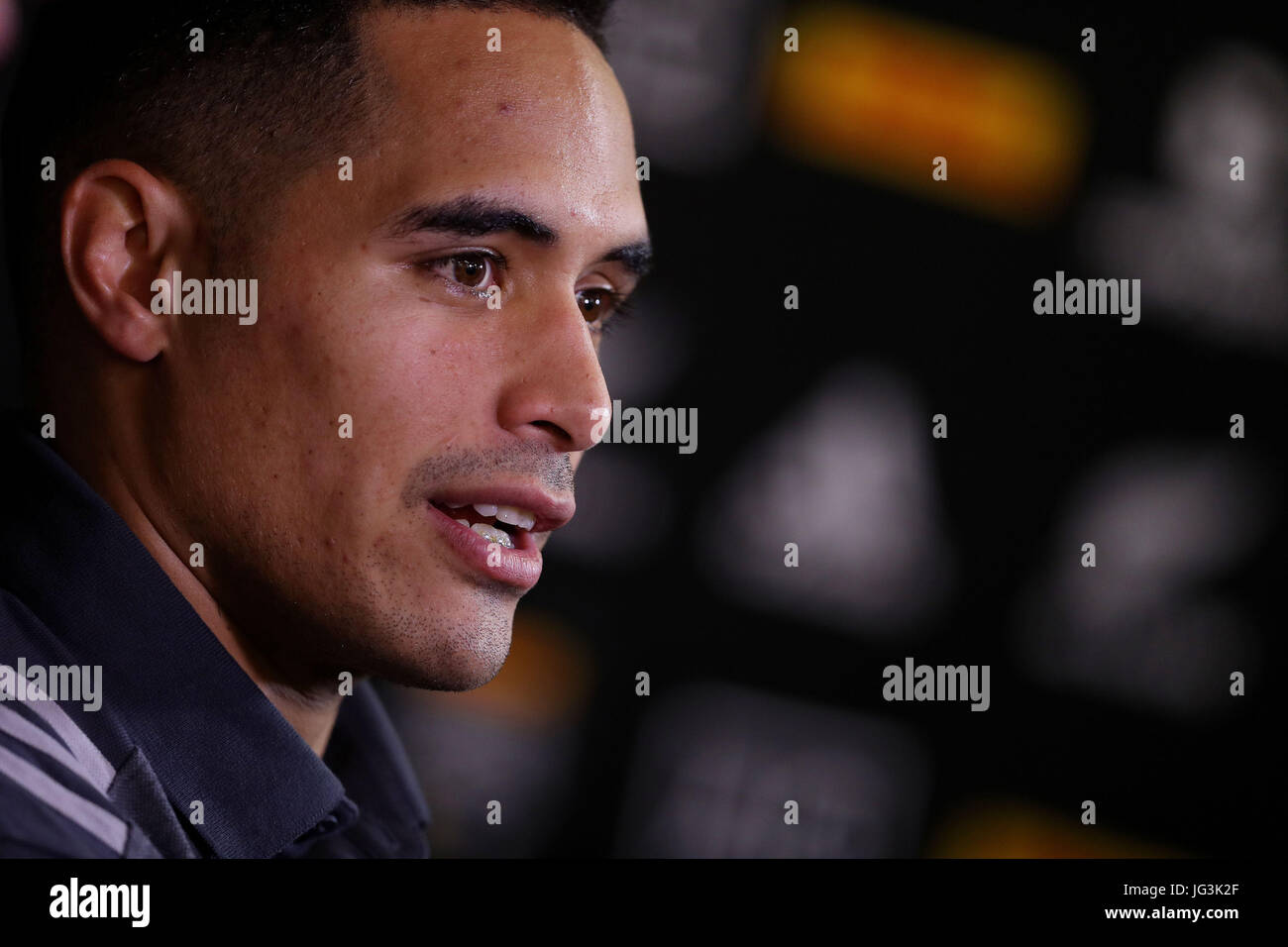 New Zealand's Aaron Smith during a press conference at the Heritage ...