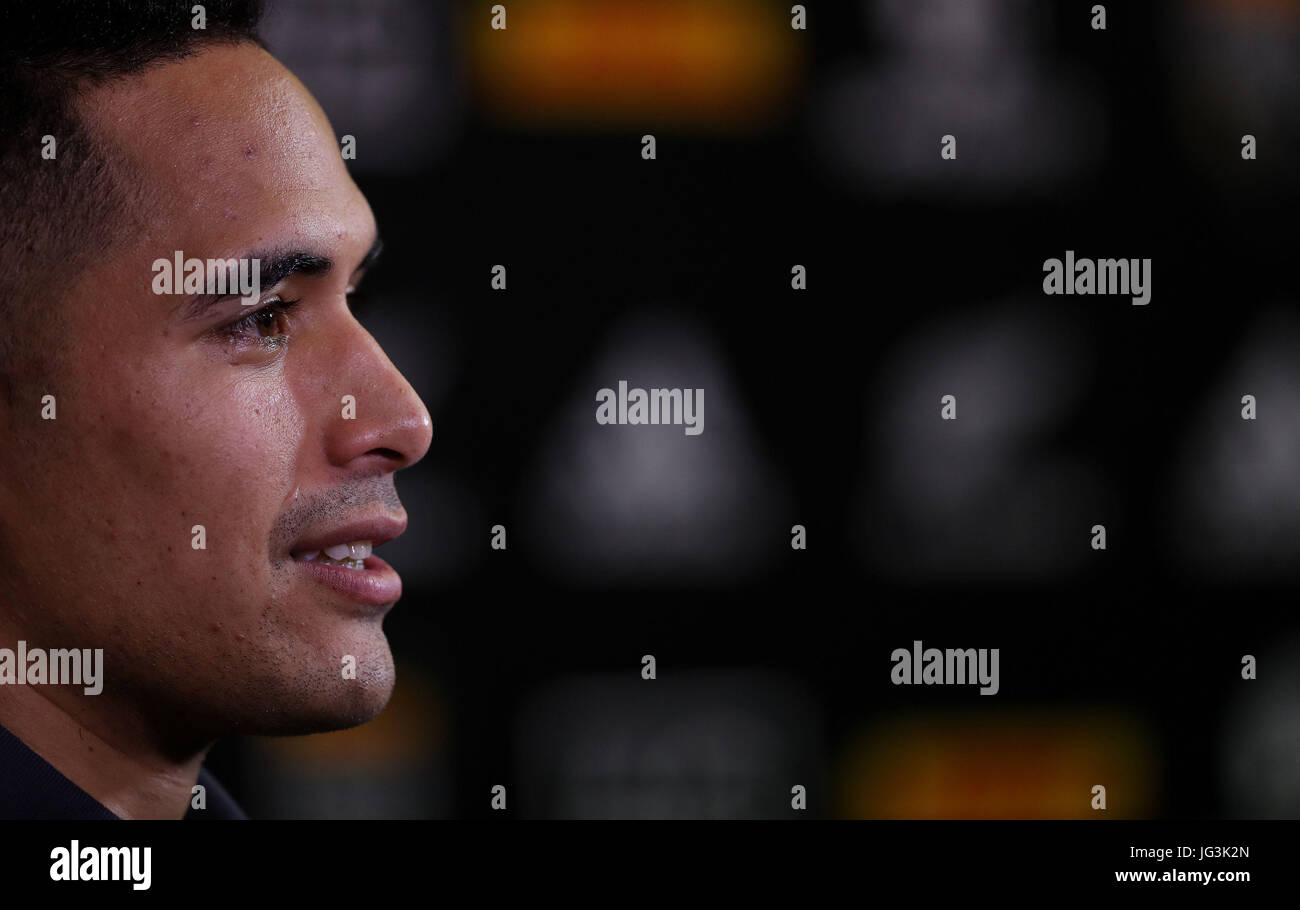 New Zealand's Aaron Smith during a press conference at the Heritage ...