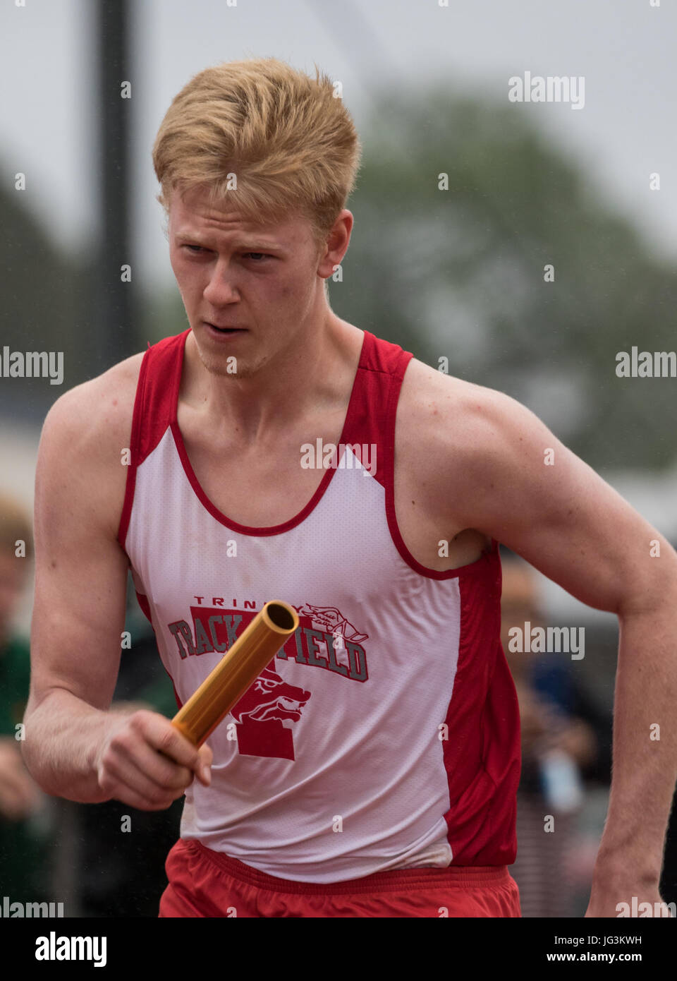 Track and field action at the Hornet Invite in Redding, California ...