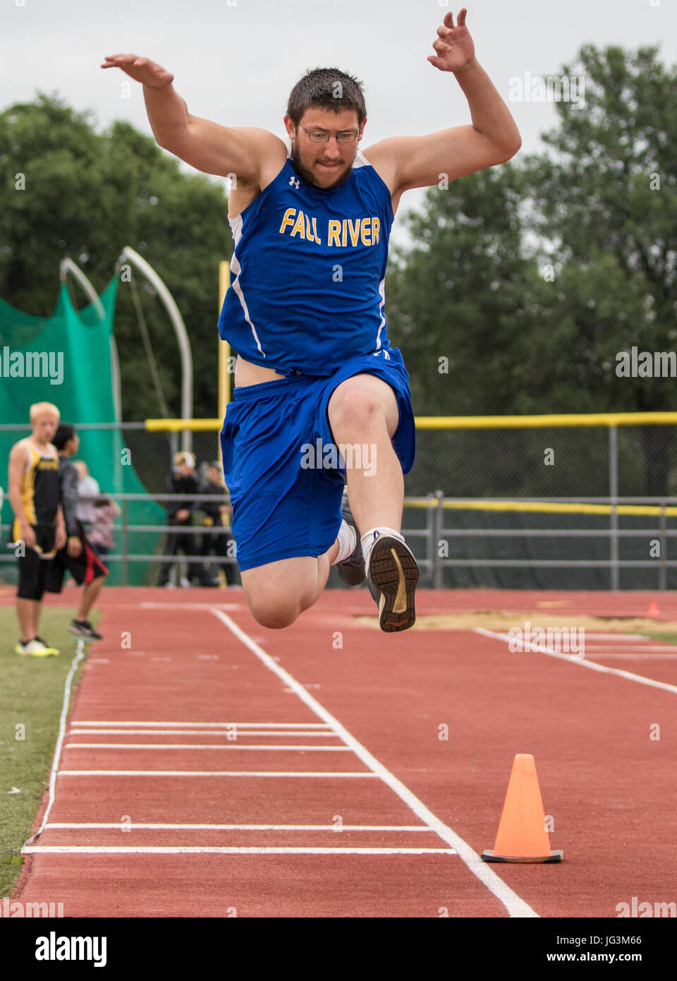 Track and field action at the Hornet Invite in Redding, California ...
